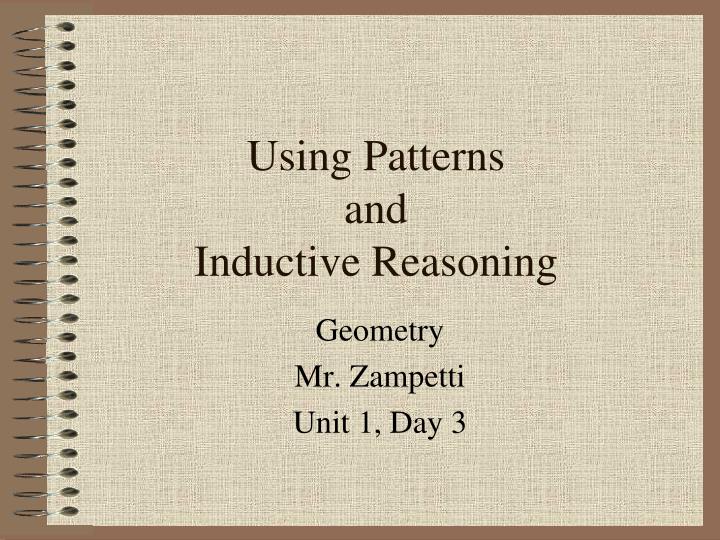PPT - Using Patterns and Inductive Reasoning PowerPoint Presentation ...
