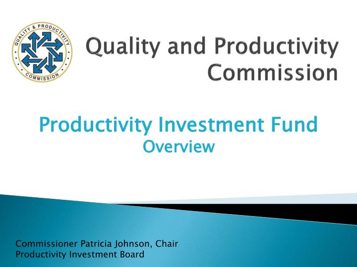 PPT - Quality and Productivity Commission PowerPoint Presentation, free ...