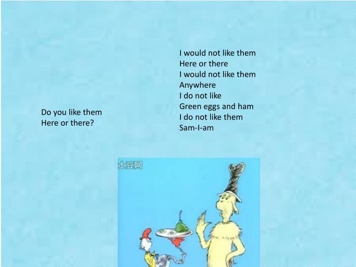 PPT - I am Sam I am Sam Sam I am PowerPoint Presentation - ID:3458234