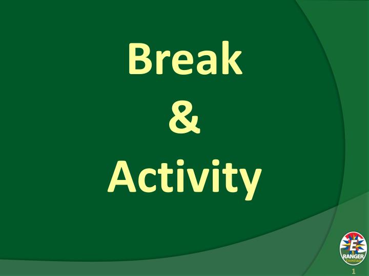 PPT - Break & Activity PowerPoint Presentation, free download - ID:3458537