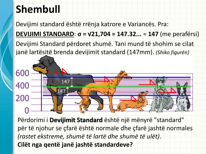 PPT - Devijimi Standard dhe Varianca PowerPoint Presentation - ID:3458696
