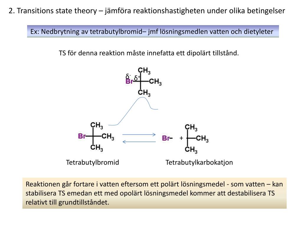 PPT - Ex: baskatalyserad hydrolys av en ester – jmf substraten p ...
