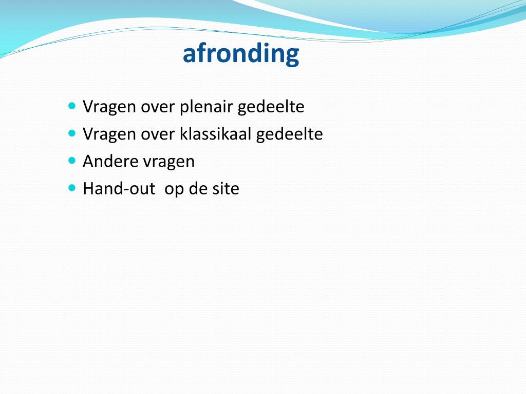 PPT - Kennismakingsavond 3 havo 10 oktober 2013 - plenair - PowerPoint ...