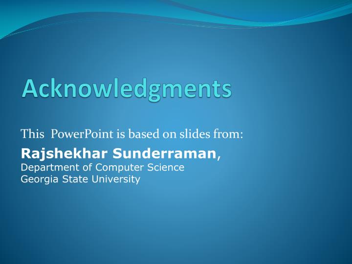 PPT - Acknowledgments PowerPoint Presentation, free download - ID:3459666