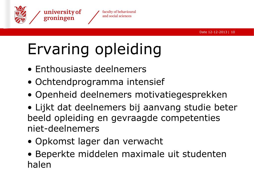 PPT - Matching bij Pedagogische Wetenschappen PowerPoint Presentation ...