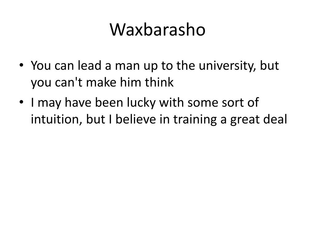 PPT - Waxbarasho PowerPoint Presentation, free download - ID:3463072