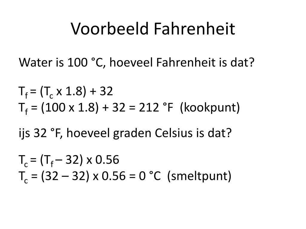 PPT - Temperatuur PowerPoint Presentation, free download - ID:3463380