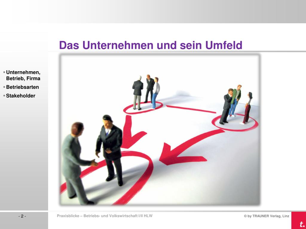 PPT - Das Unternehmen und sein Umfeld Leistungserstellung im ...