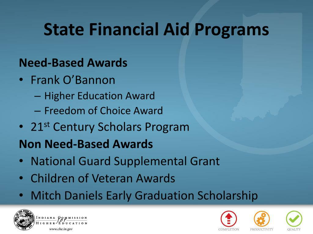 PPT - State Aid Basics Division of Student Financial Aid (SFA) Indiana ...