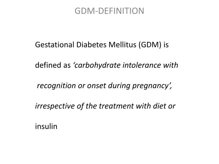 PPT - GDM-DEFINITION PowerPoint Presentation, free download - ID:3464695