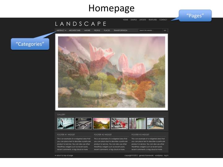 PPT - Homepage PowerPoint Presentation, free download - ID:3465075