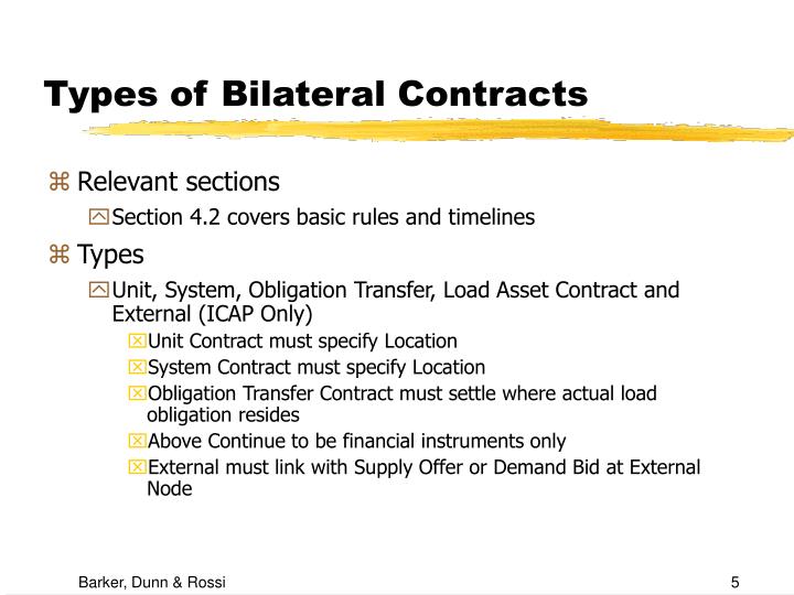 Bilateral Contract