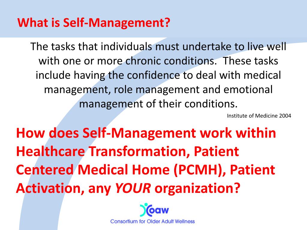 PPT - Making Community Connections: Chronic Disease Self-Management ...