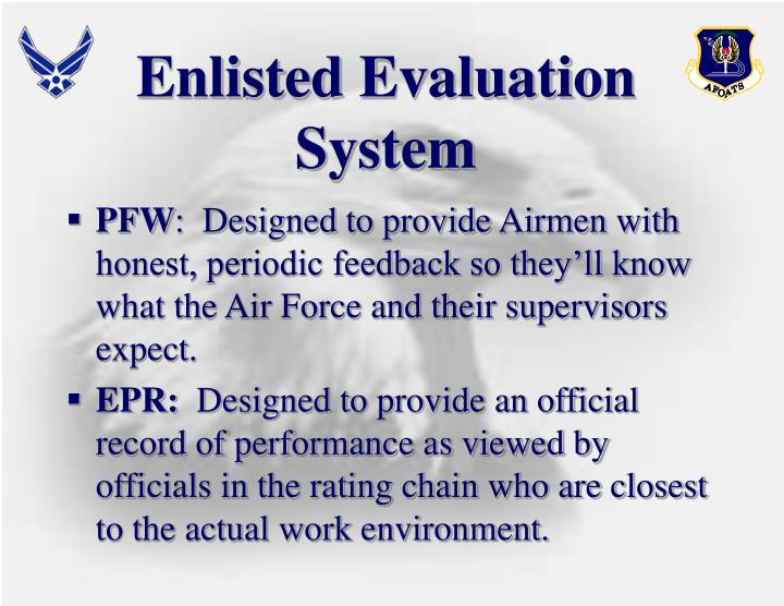 PPT - Enlisted Evaluation System PowerPoint Presentation - ID:3465622