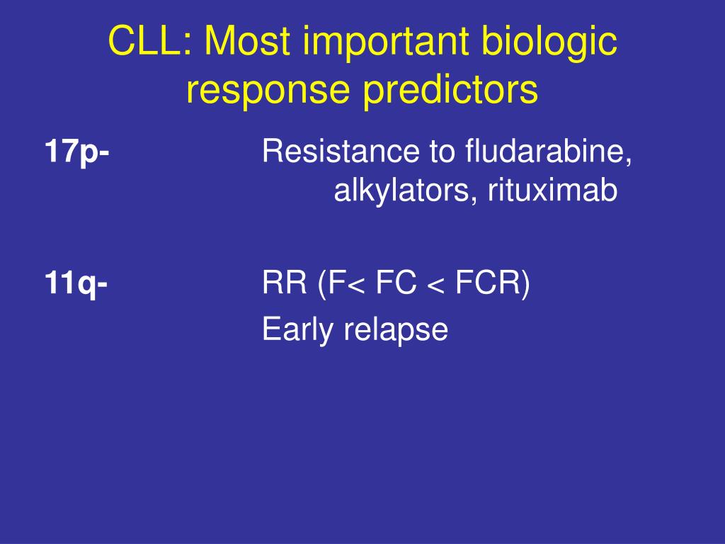 PPT - Chronic lymphocytic leukemia Prognosis and treatment PowerPoint ...