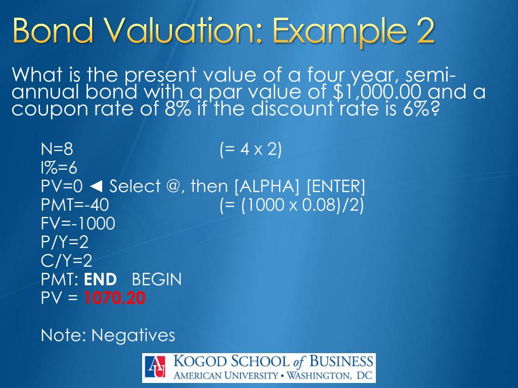 PPT - Video 20 (Topic 4.2): Bond Valuation and Yields PowerPoint ...