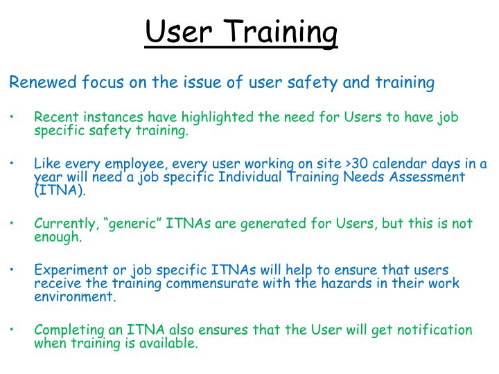 PPT - User Training PowerPoint Presentation, free download - ID:3466850