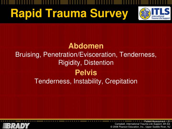 PPT - Chapter 2 Assessment and Initial Management of the Trauma Patient ...