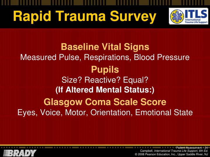 PPT - Chapter 2 Assessment and Initial Management of the Trauma Patient ...