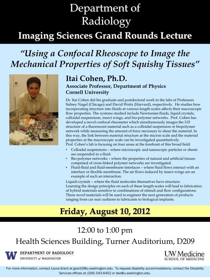 PPT - Department of Radiology Imaging Sciences Grand Rounds Lecture ...