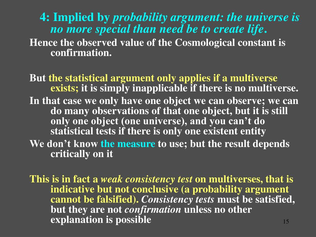 PPT - The multiverse, ultimate causation and God George Ellis ...