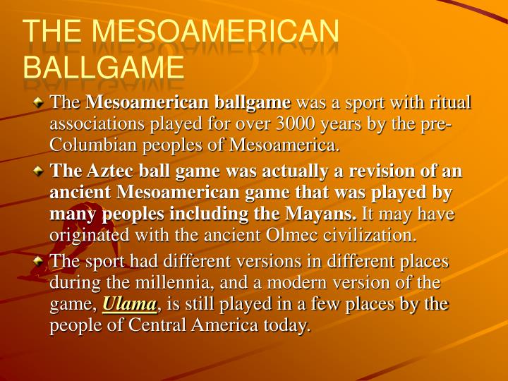 PPT - Mesoamerican Ballgame PowerPoint Presentation - ID:3468781