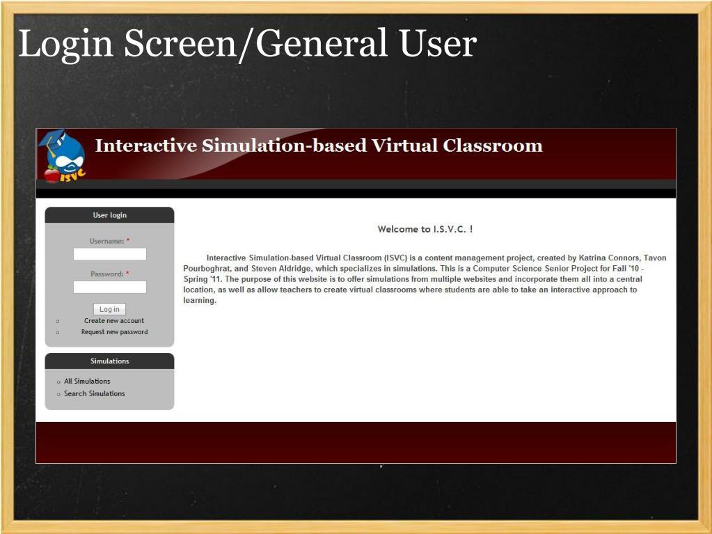 PPT - Interactive Simulation-Based Virtual Classroom PowerPoint ...