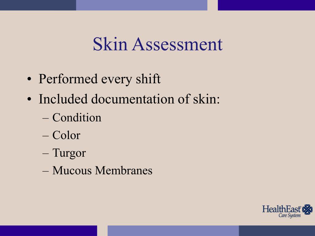 PPT - Braden Score + Skin Inspection + Interventions + Critical ...