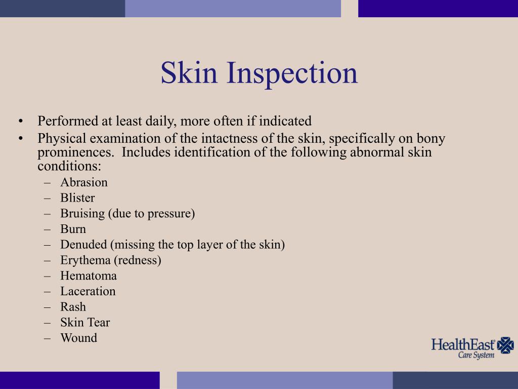 PPT - Braden Score + Skin Inspection + Interventions + Critical ...