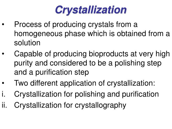 PPT - Crystallization PowerPoint Presentation - ID:3469437