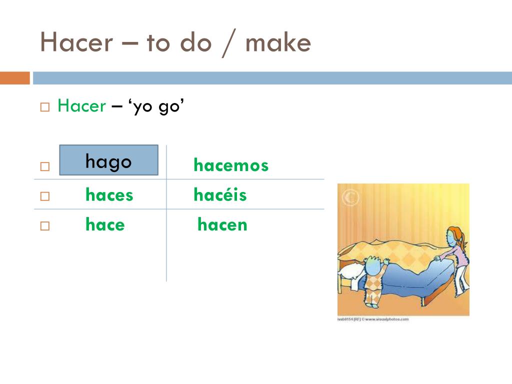 PPT - Los verbos irregulares ‘ yo ’ – 5.2 PowerPoint Presentation - ID ...