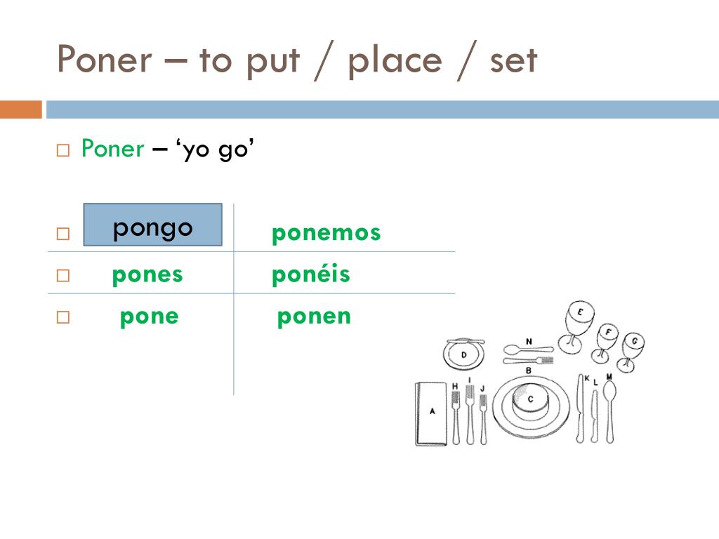 PPT - Los verbos irregulares ‘ yo ’ – 5.2 PowerPoint Presentation - ID ...