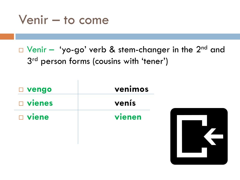PPT - Los verbos irregulares ‘ yo ’ – 5.2 PowerPoint Presentation - ID ...