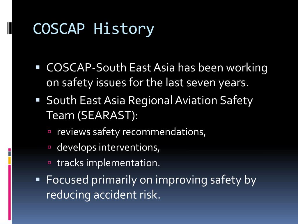 PPT - COSCAP-South East Asia and Global Aviation Safety Roadmap ...