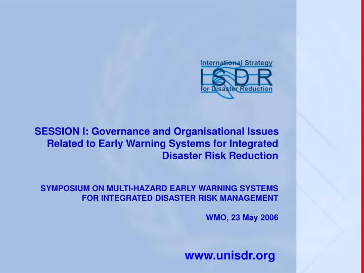 PPT - unisdr PowerPoint Presentation, free download - ID:3470707