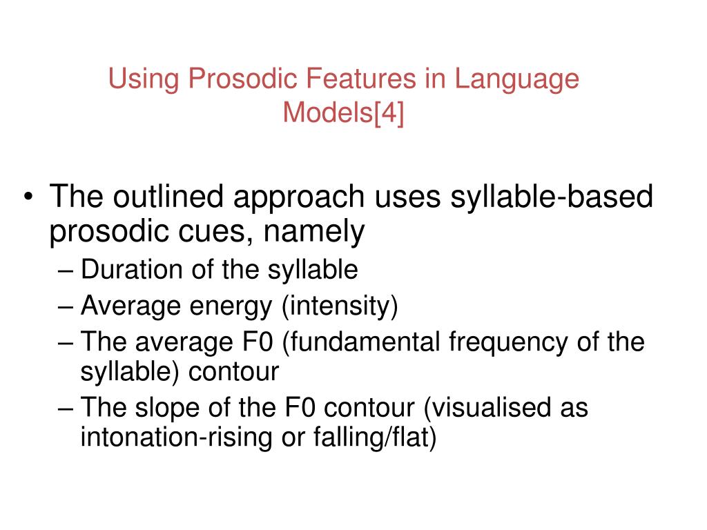 Ppt Prosody And Nlp Powerpoint Presentation Free Download Id 3471133