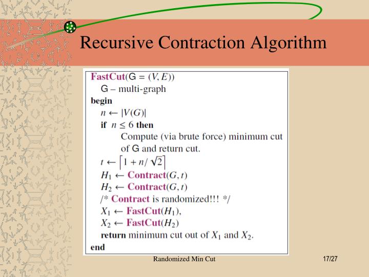 PPT - Randomized Min-Cut PowerPoint Presentation - ID:3471359