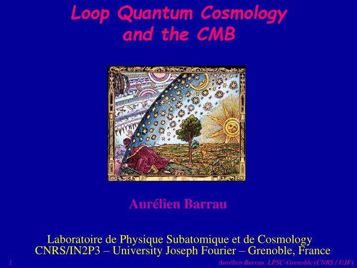 PPT - Loop Quantum Cosmology and the CMB PowerPoint Presentation, free ...