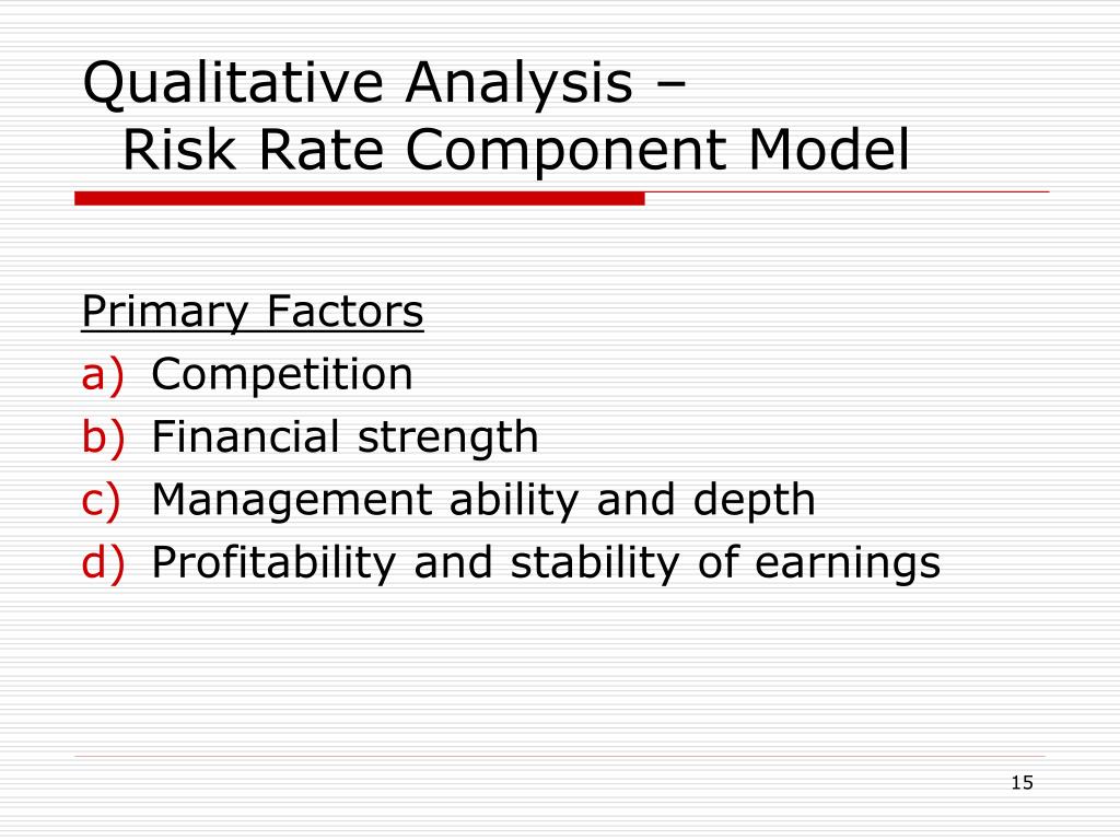 PPT - Company Specific Risk Premium in Discount/Capitalization Rates ...