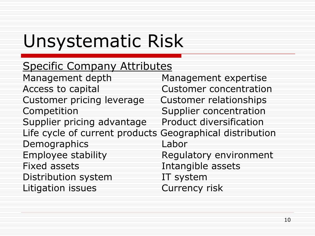 PPT - Company Specific Risk Premium in Discount/Capitalization Rates ...
