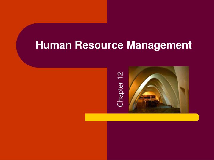 Ppt Human Resource Management Powerpoint Presentation Free Download