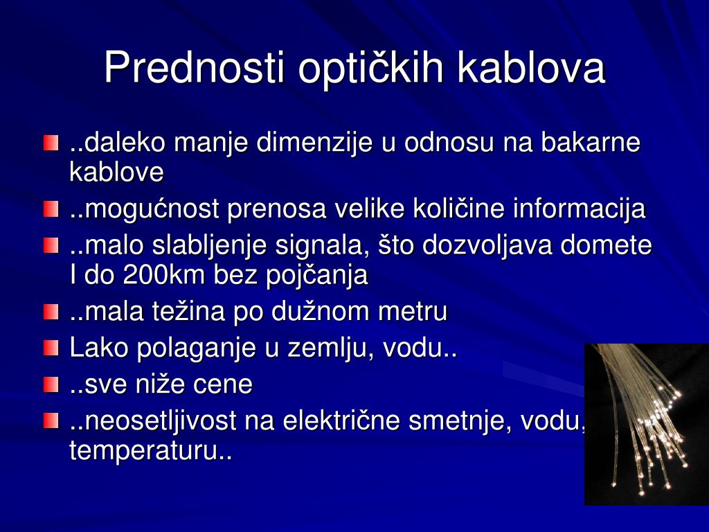 PPT - MEDIJUMI ZA PRENOS PODATAKA PowerPoint Presentation, free ...