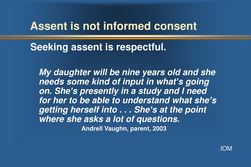 PPT - The Ethical Conduct of Clinical Research Involving Children ...