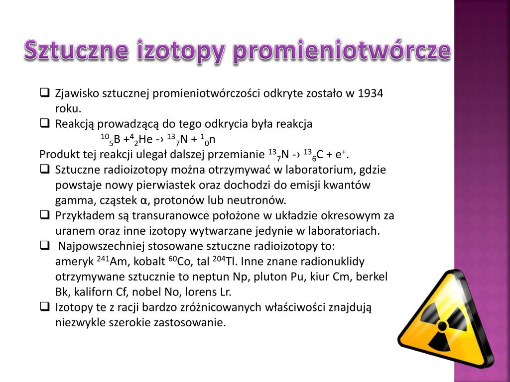 PPT - MGP – PIERWIASTKI PROMIENIOTWÓRCZE WOKÓŁ NAS PowerPoint ...