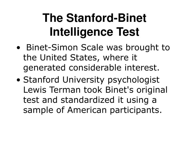 PPT - History of Intelligence testing PowerPoint Presentation - ID:3473677