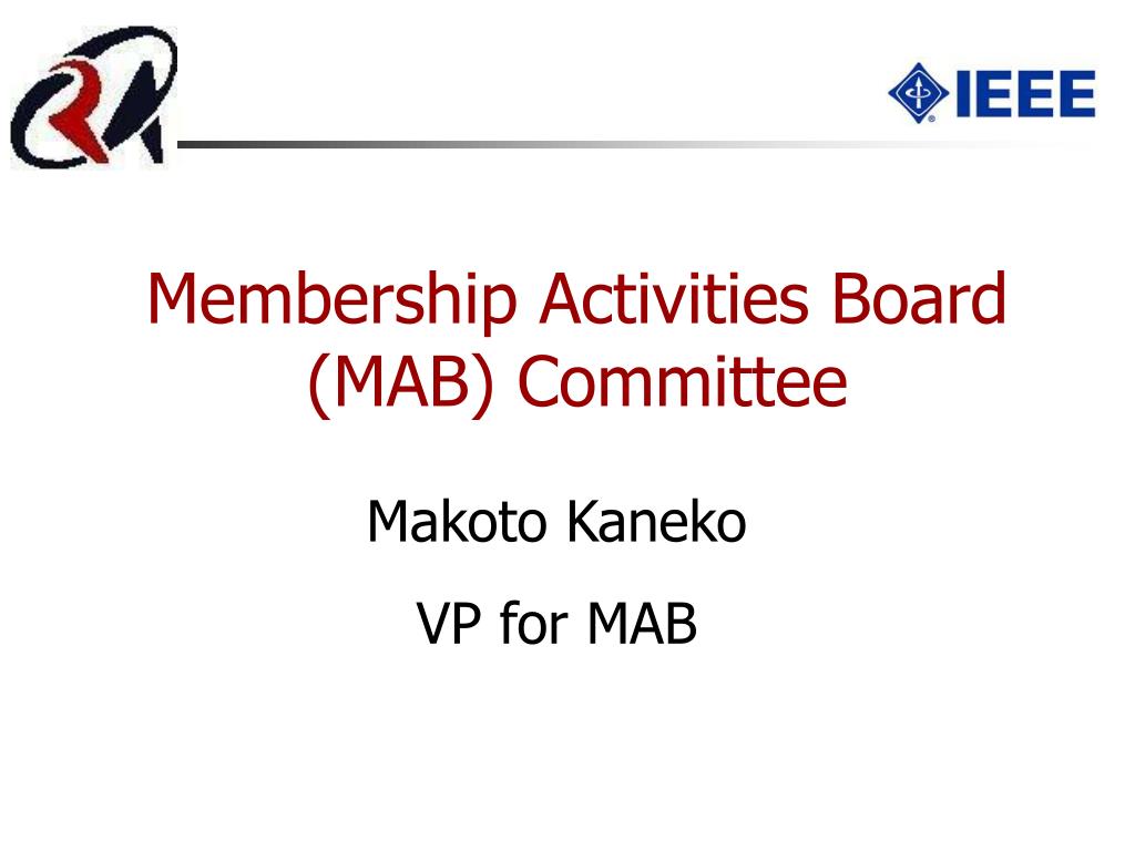 PPT - Enhancing Membership and Educational Opportunities in Robotics ...