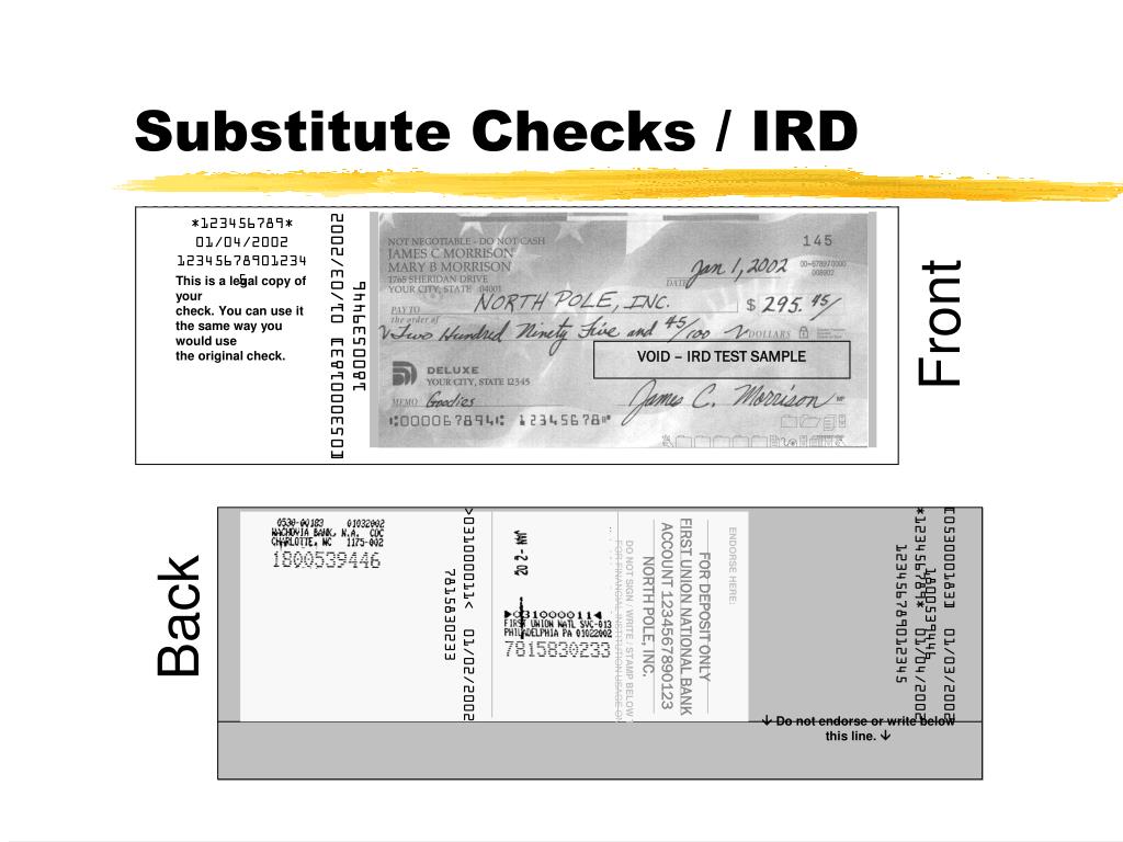 PPT - Check Clearing for the 21 st Century Act Presented by Jennifer ...