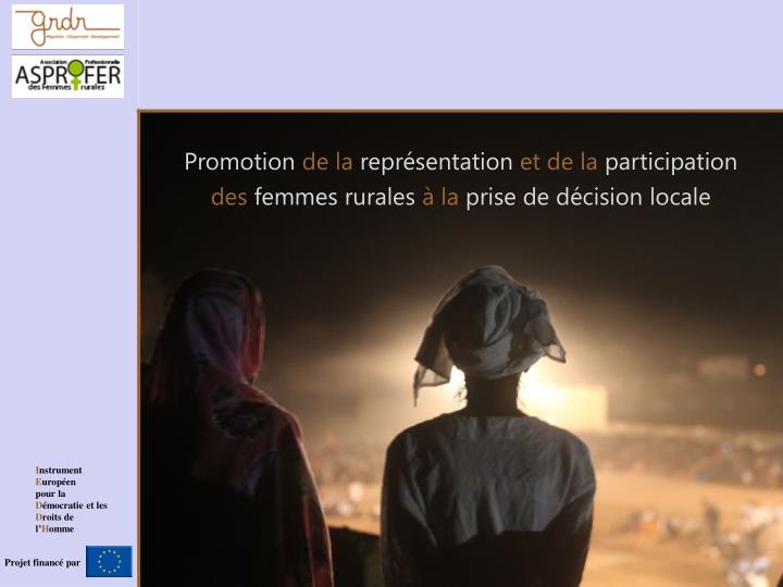 Ppt Promotion De La Représentation Et De La Participation Powerpoint