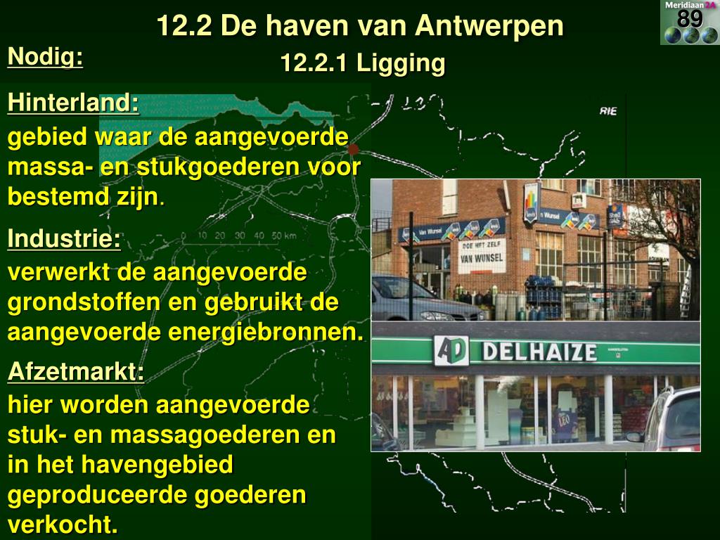 PPT - 12A. Het havenlandschap 12.1 Landschappelijke kenmerken 12.2 De ...