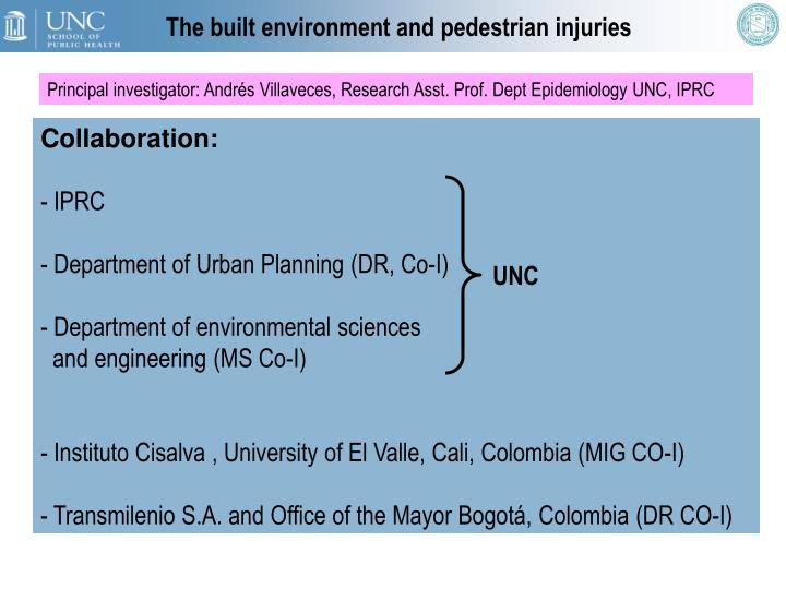 PPT - Collaboration: IPRC - Department of Urban Planning (DR, Co-I ...